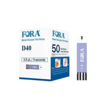 FORA Blood Test Strips – Glucose, Ketone, Cholesterol & Lactate
