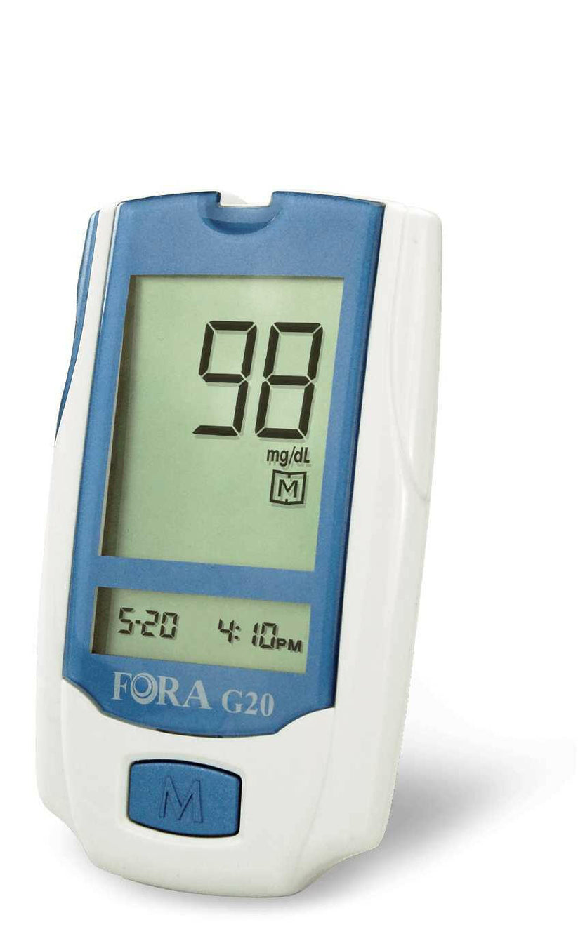 FORA G20 Blood Glucose Meter for Diabetes and Health Monitoring